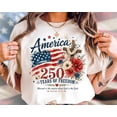 America 250 Years Faith Freedom Shirt Christian Patriotic Floral Cross ...