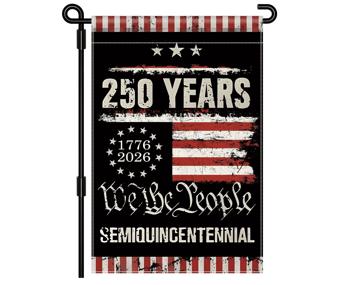 America 250 Years Flag 1776 2026 Commemorative Patriotic 28x40 POLE NOT ...
