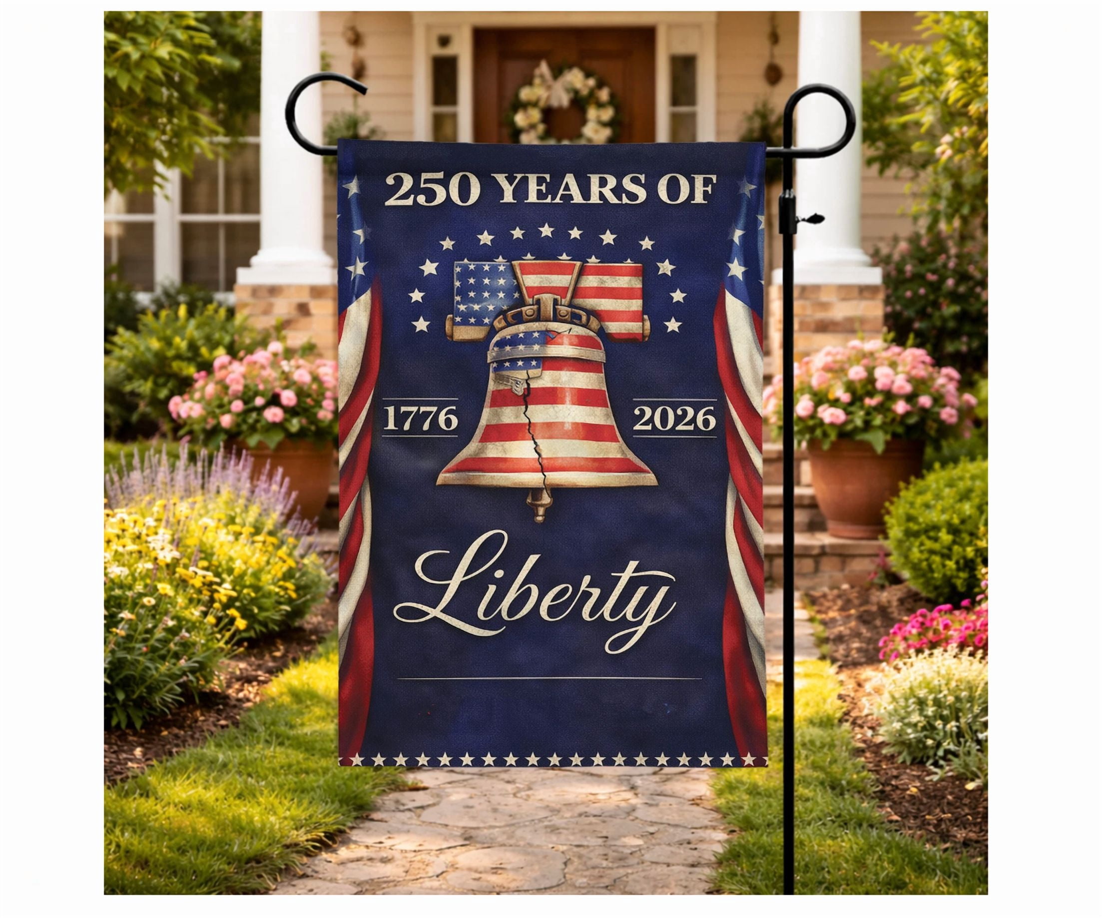 America 250 Years Flag 1776-2026 Usa 250Th Anniversary Patriotic ...