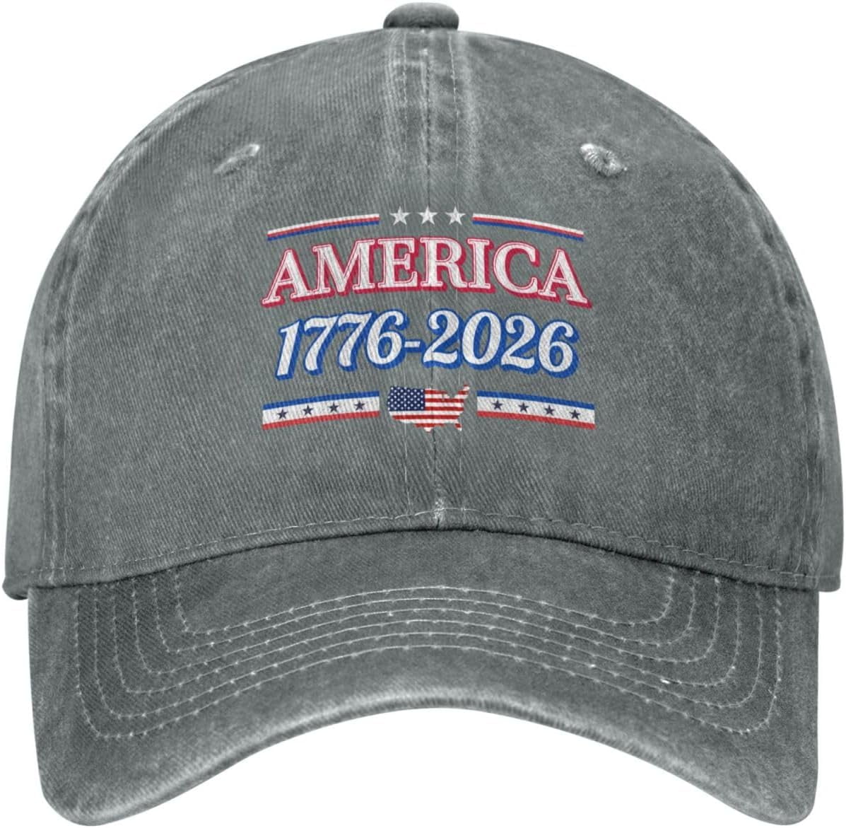 America 250 Years Hat – 1776 to 2026 Celebration Baseball Cap, God ...