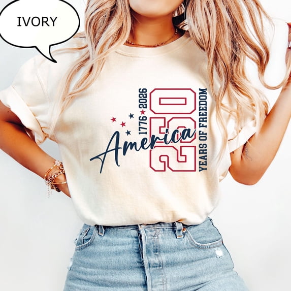 America 250 Years Of Freedom TShirt USA 250th Birthday Shirt 4th Of ...