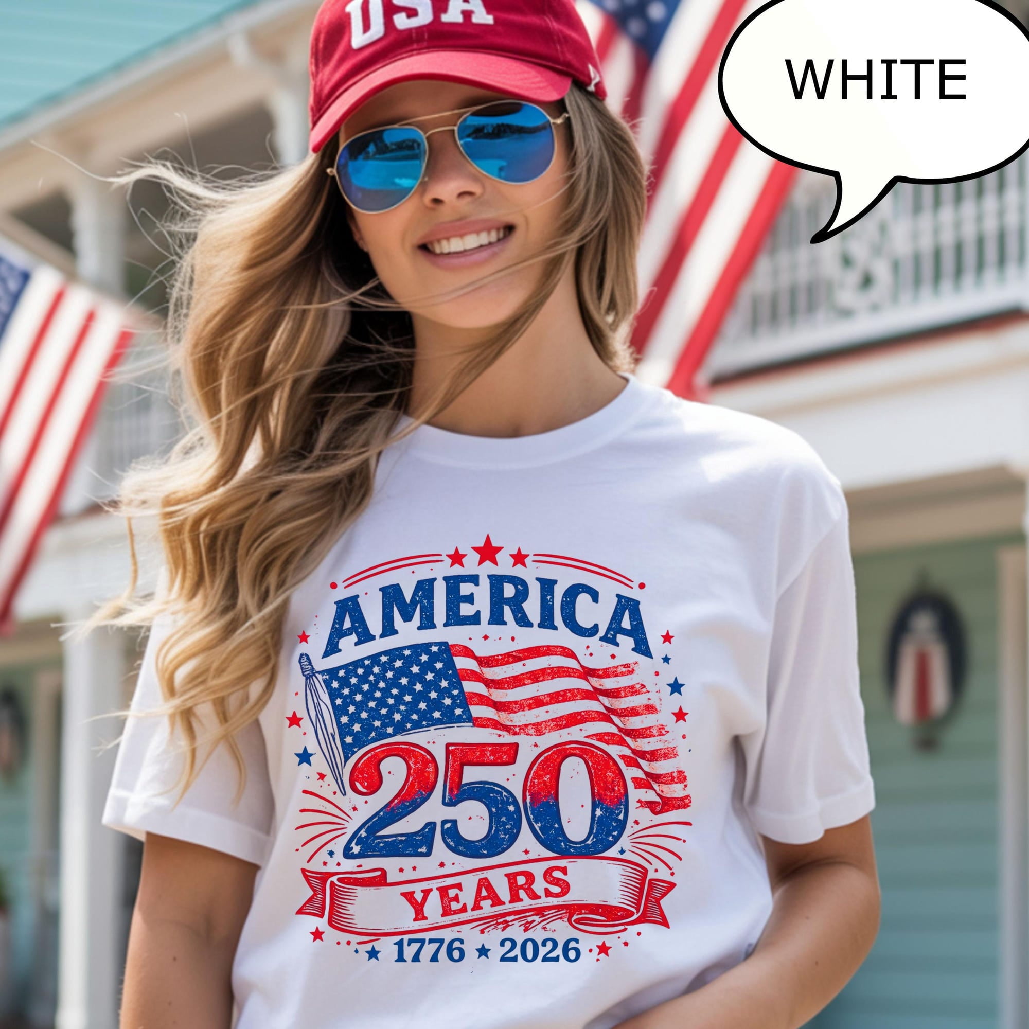 America 250 Years TShirt USA 17762026 Shirt Happy 4th Of July Shirt ...