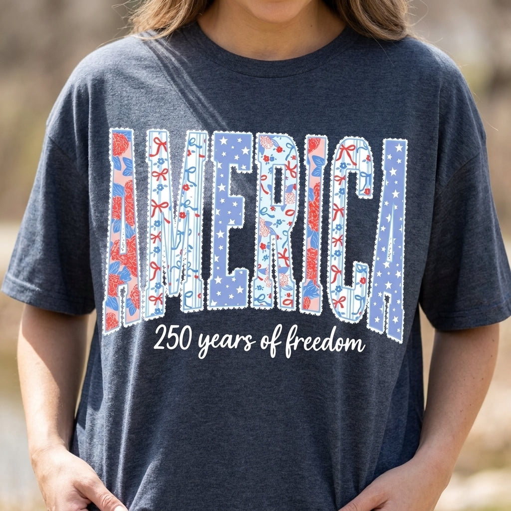 America 250 Years of Freedom Shirt USA Semiquincentennial Patriotic ...