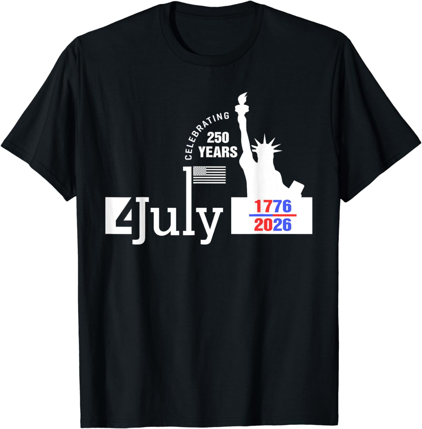 America 250th Anniversary 2026 Since 1776 USA July 4th Party T-Shirt - Walmart.com