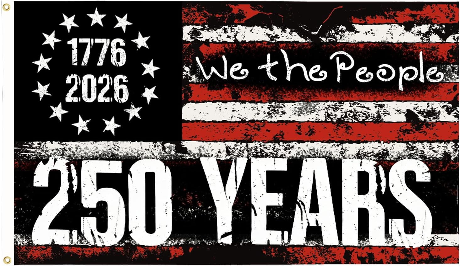 America 250th Anniversary Flag, 250 Anniversary USA Flag 3x5 FT Double ...