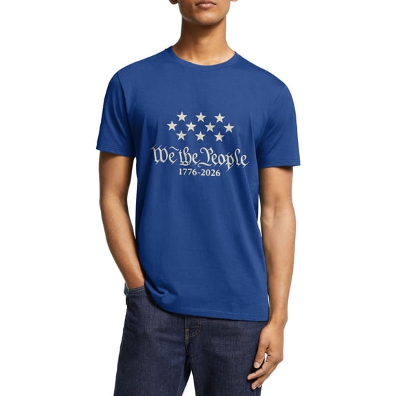 America 250th Anniversary Men T Shirts, 1776-2026 USA Flag Dark Blue ...