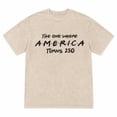 America 250th Anniversary Mineral Wash T-Shirt, Unisex Patriotic 4th of ...