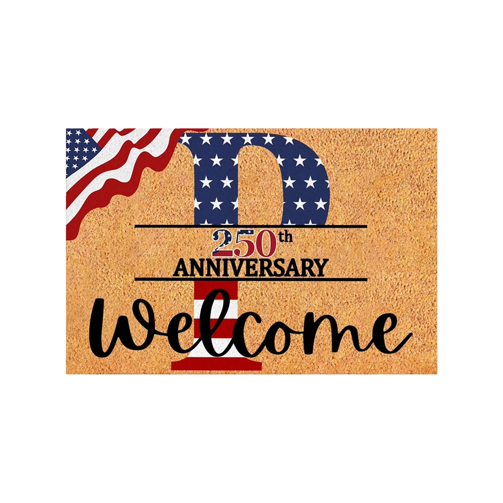 America 250th Anniversary Monogram Welcome Mat, 1776-2026 4th of July ...