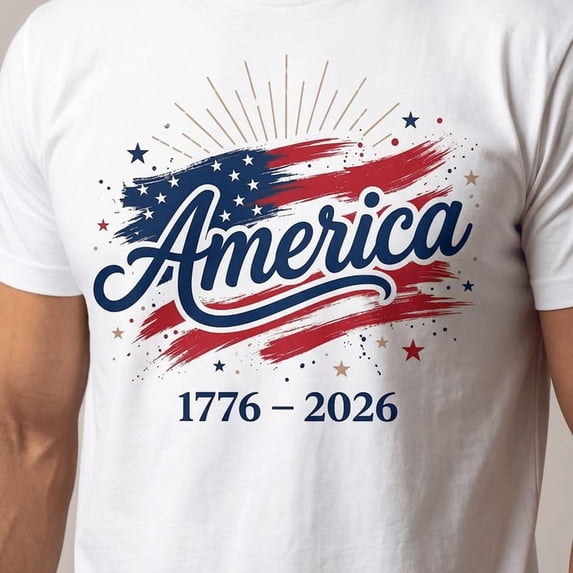 America 250th Anniversary Shirt, 1776-2026 Flag T-Shirt, Patriotic ...