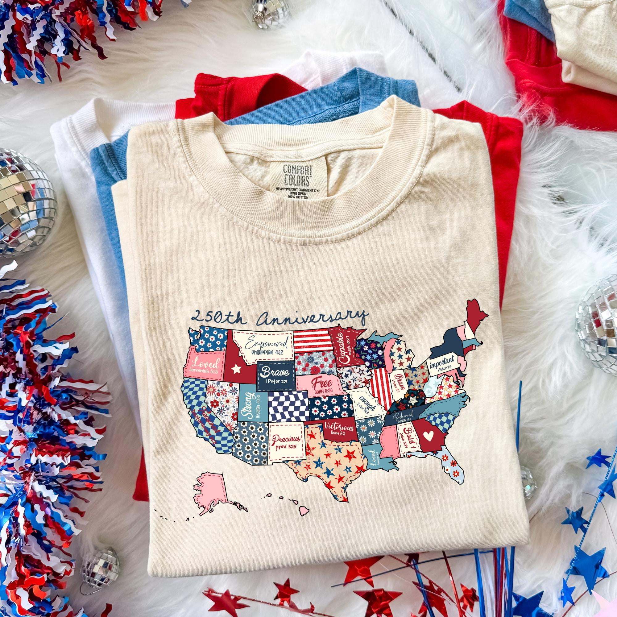 America 250th Anniversary Shirt, USA 250 Years Graphic Tee, Patriotic ...
