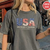 America 250th Anniversary Shirt USA 250 Years Of Freedom Shirt 1776 ...