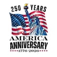 America 250th Anniversary Stickers God Bless America Eagle Decal ...