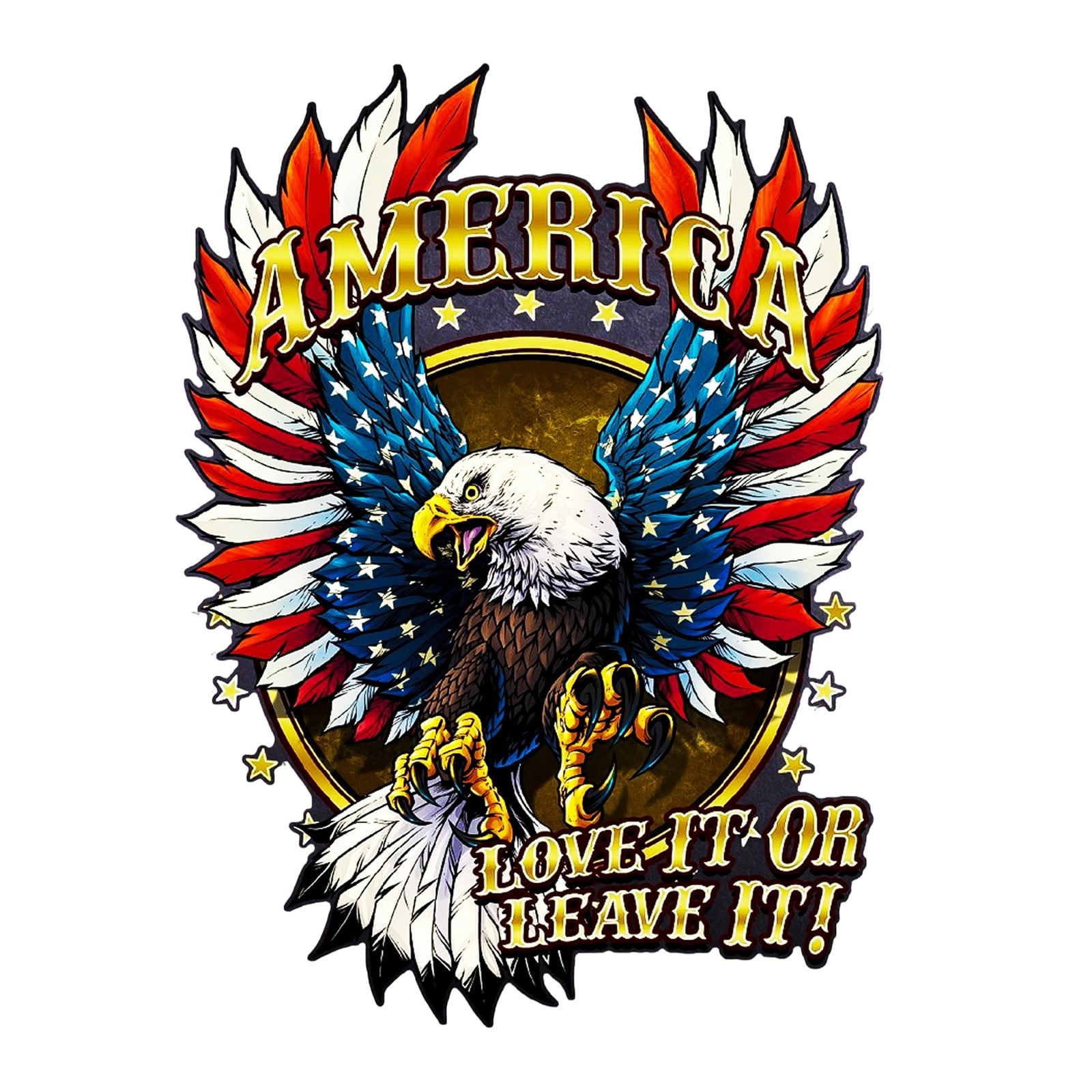 America 250th Anniversary Stickers God Bless America Eagle Decal ...