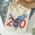 America 250th Anniversary TShirt Patriotic Eagle Tee 1776 to 2026 ...