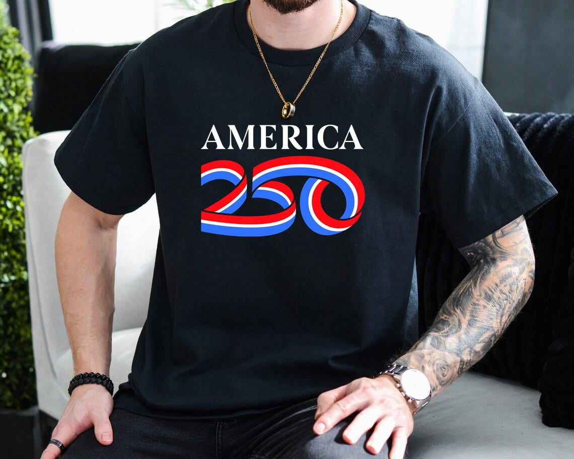America 250th Anniversary Unisex T-shirt for Historic 1776 to 2026 Celebration, for men & women ...