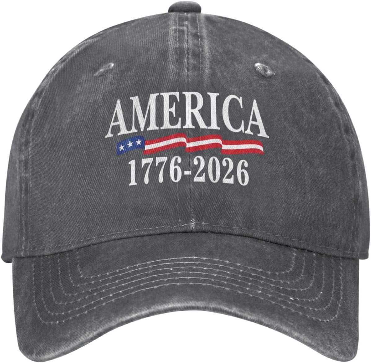 America 250th Birthday 250 Years USA 1776 2026 Hats Denim Baseball Cap ...