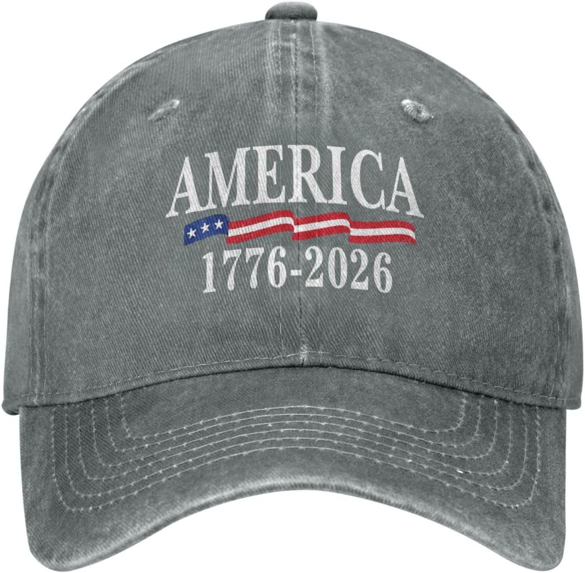 America 250th Birthday 250 Years USA 1776 2026 Hats Denim Baseball Cap ...