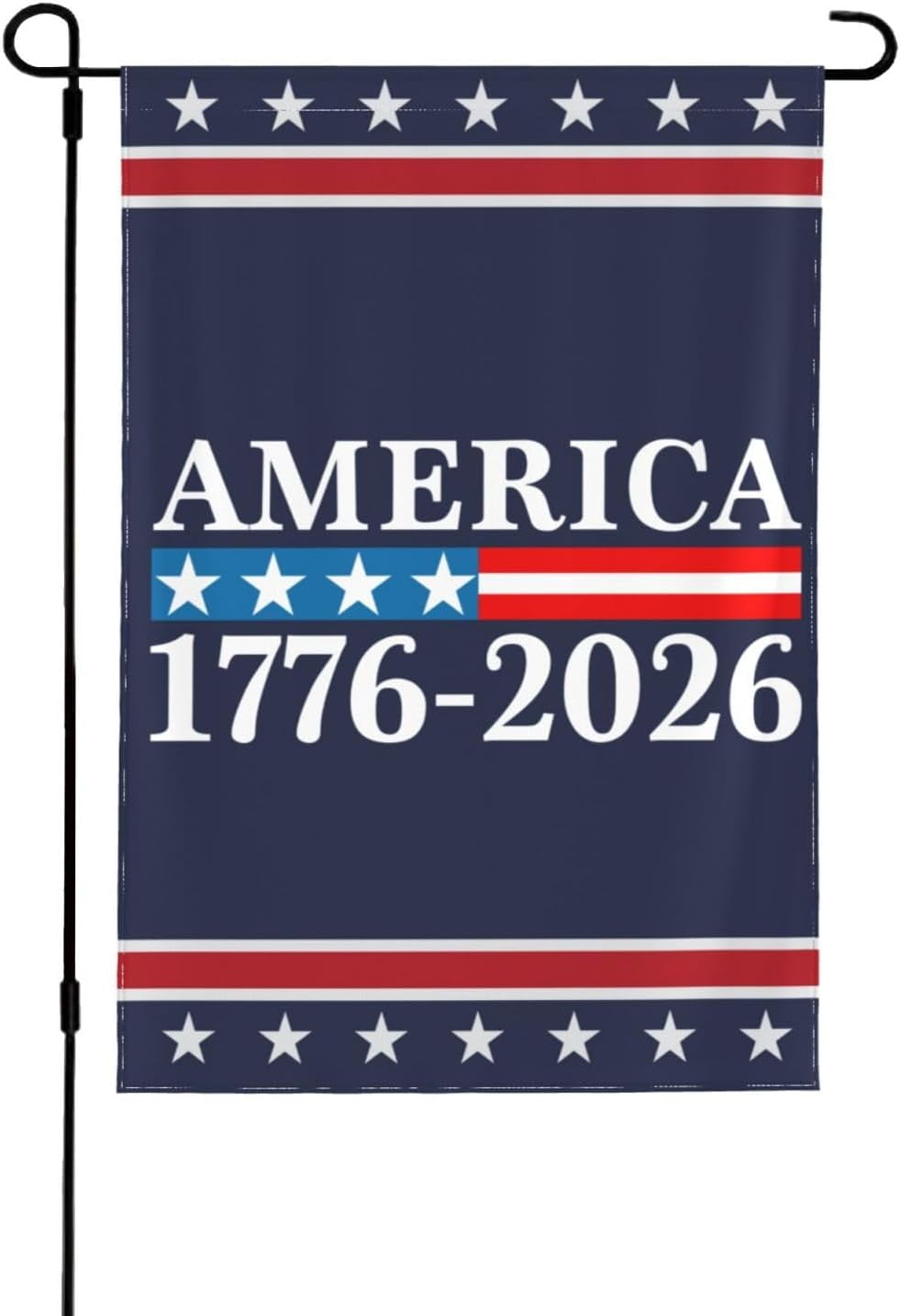 America 250th Birthday Garden Flag 12x18 1776 2026 America 250 Years ...