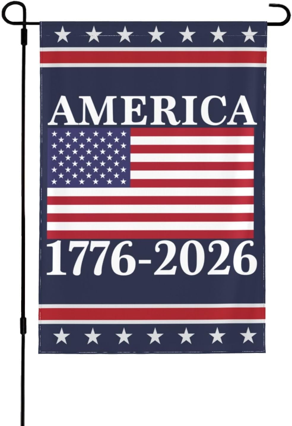 America 250th Birthday Garden Flag 12x18 1776 2026 America 250 Years ...