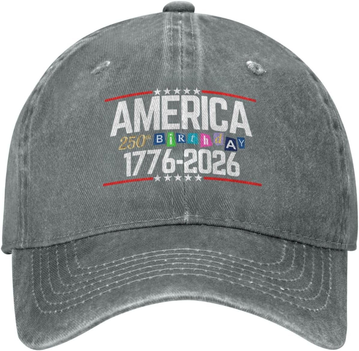 America 250th Birthday Hat 1776 2026 America 250 Years Anniversary Hat ...