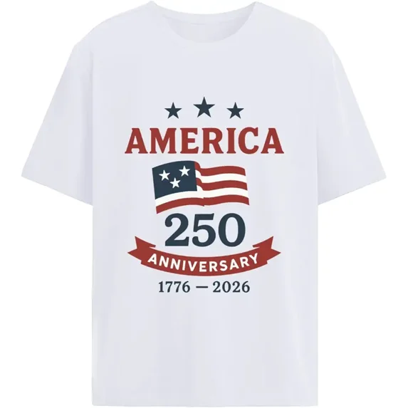 America 250ths Anniversarys Starss and Stripess USAA 1776 to 2026 Tee ...