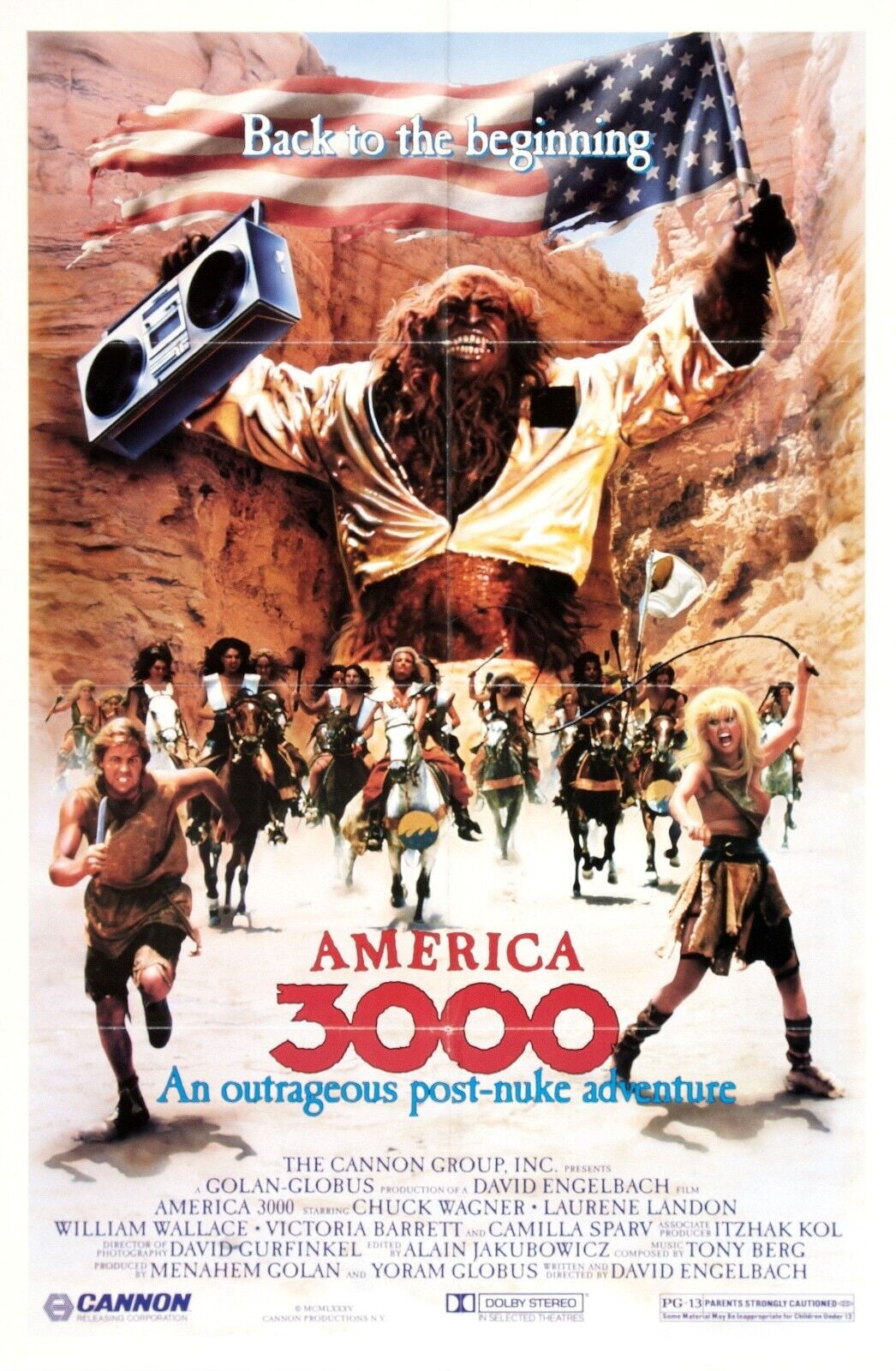 America 3000 Movie Poster - Vintage Sci-Fi Cult Classic Collectible Art ...