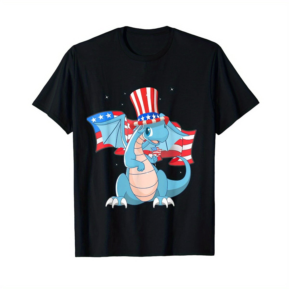 America 4th of July Independence Day Patriotic Dragon T-Shirt - Walmart.com