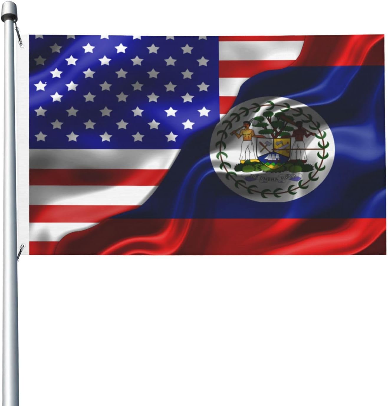 America And Canada Flag Flag 3x5 Ft Duplex Prints Double Fabric Outdoor ...