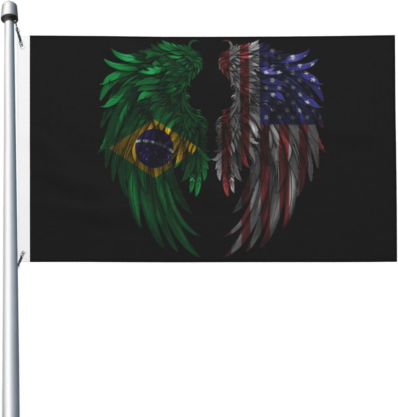 America And Guatemala Guatemalan Flag Wings Flag 3x5 Ft Duplex Prints ...