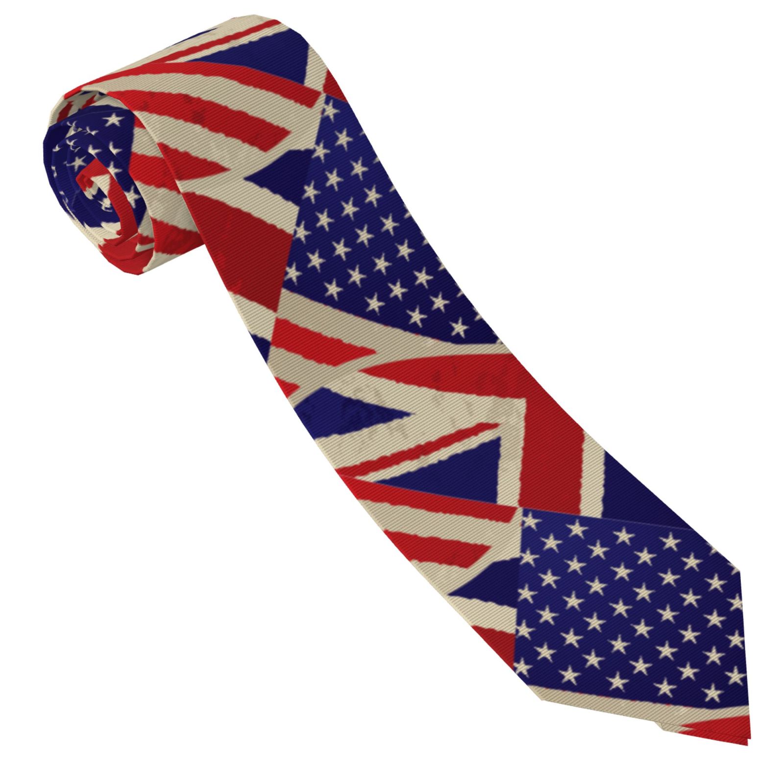 America British Flag Ties for Men Colorful Skinny TieNeckties for ...