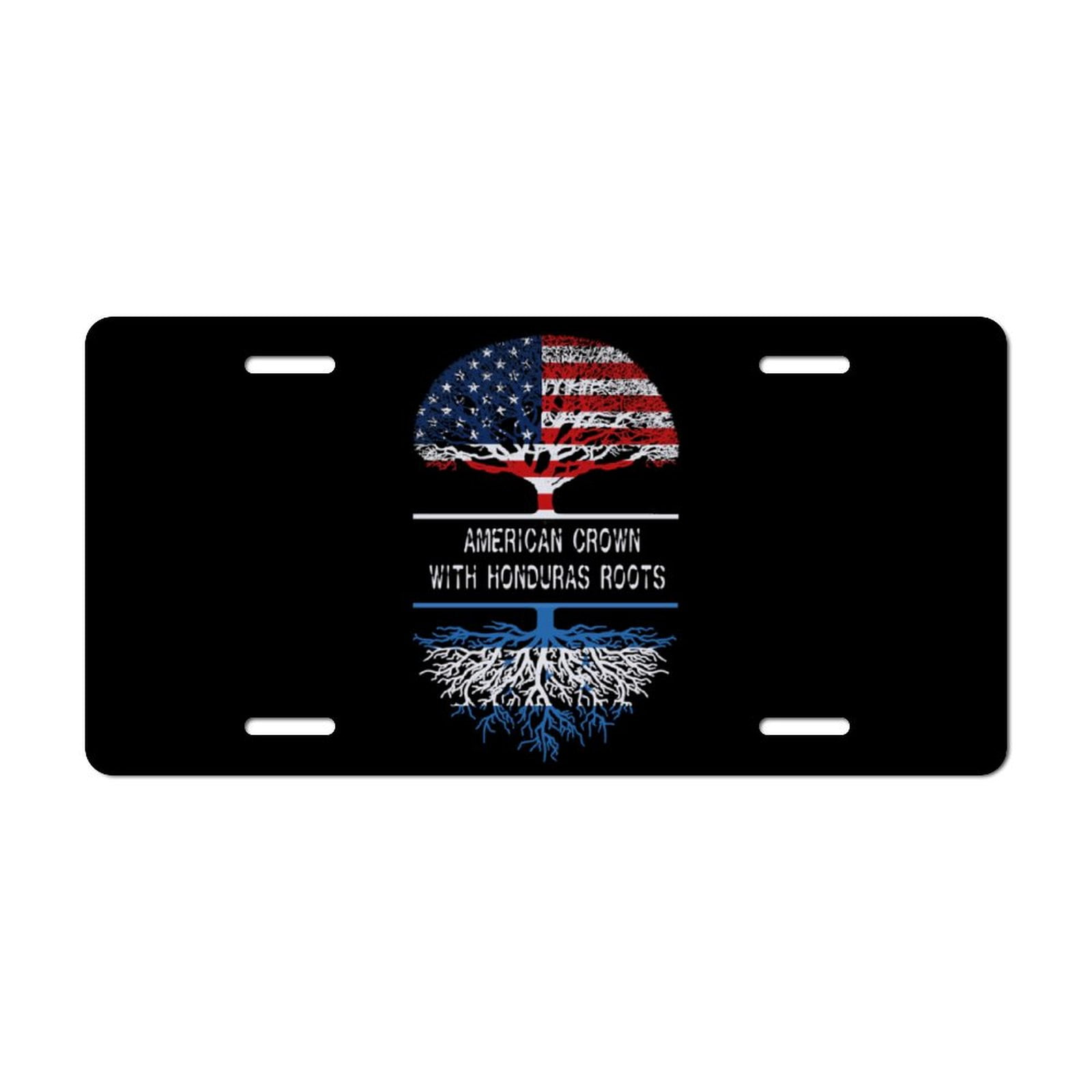 America Crown With Honduras Roots Decorative License Plate Covers ...