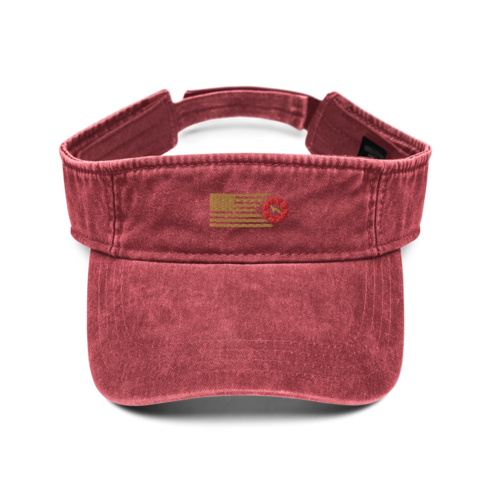 'America' Denim Visor - Cardinal - Walmart.com