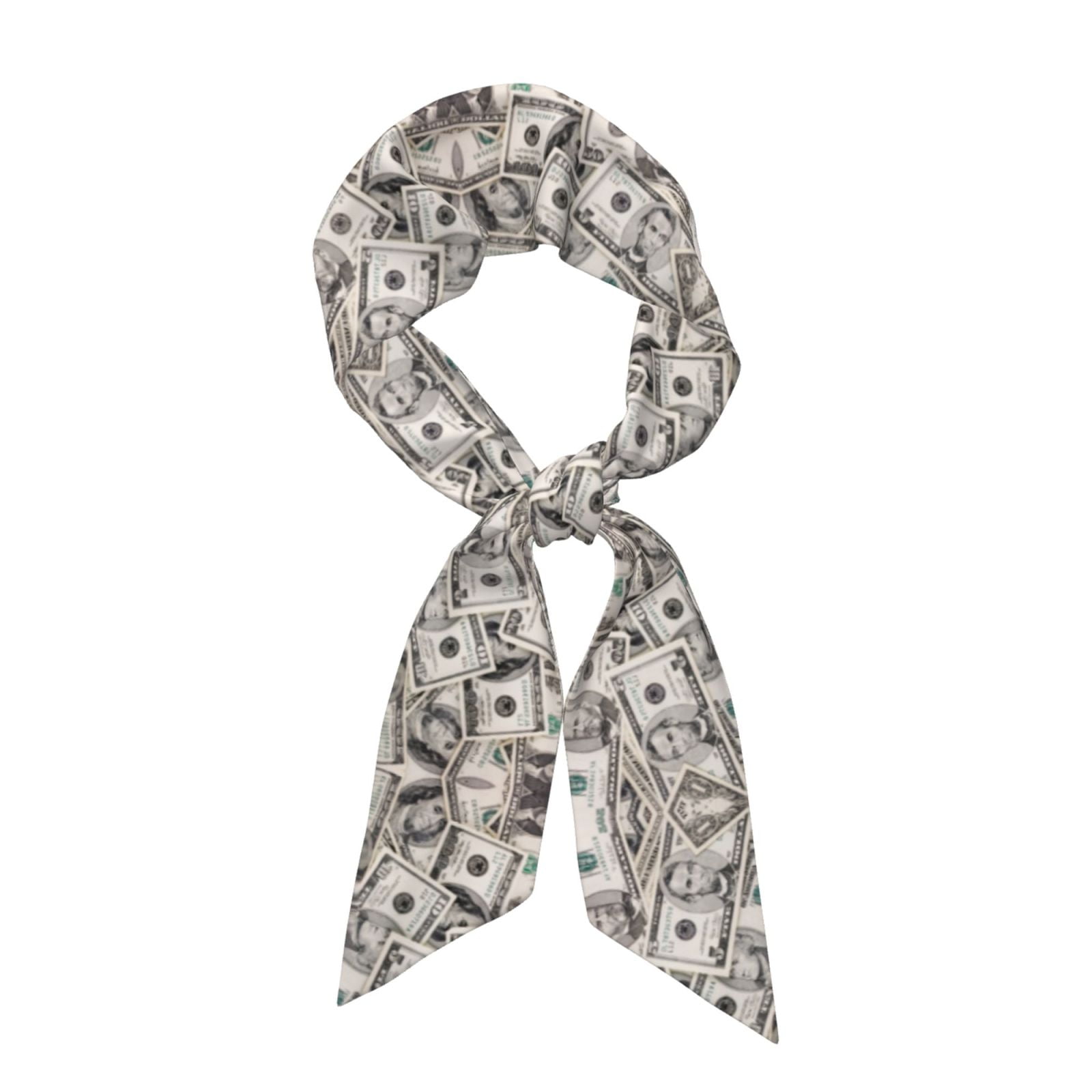 America Dollar Pattern Hair Scarf for Women Fashion Headscarf Wrap Neck ...