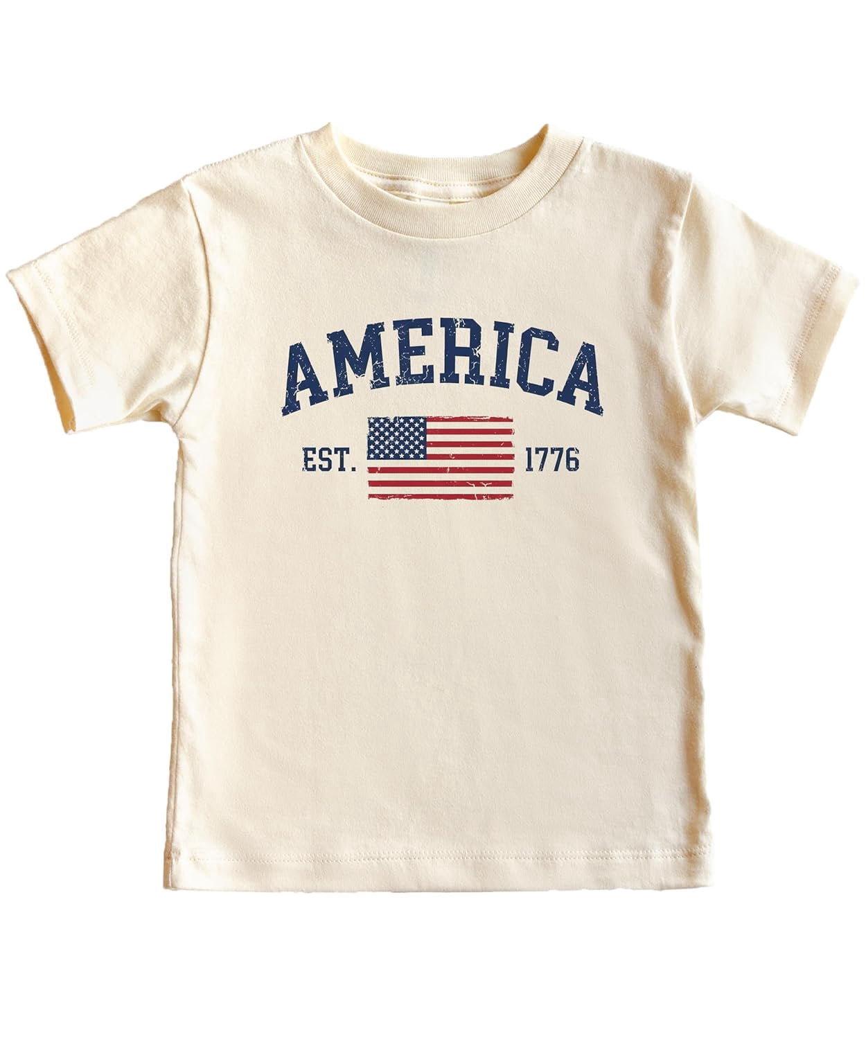 America Est 1776 Patriotic Shirt for Men Women Kids Family Matching 4th ...