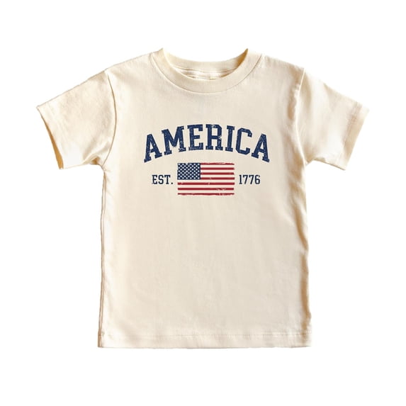 America Est 1776 Patriotic Shirt for Men Women Kids Family Matching 4th ...