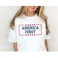America First Tee Patriotic 4th of July Shirt - Walmart.com