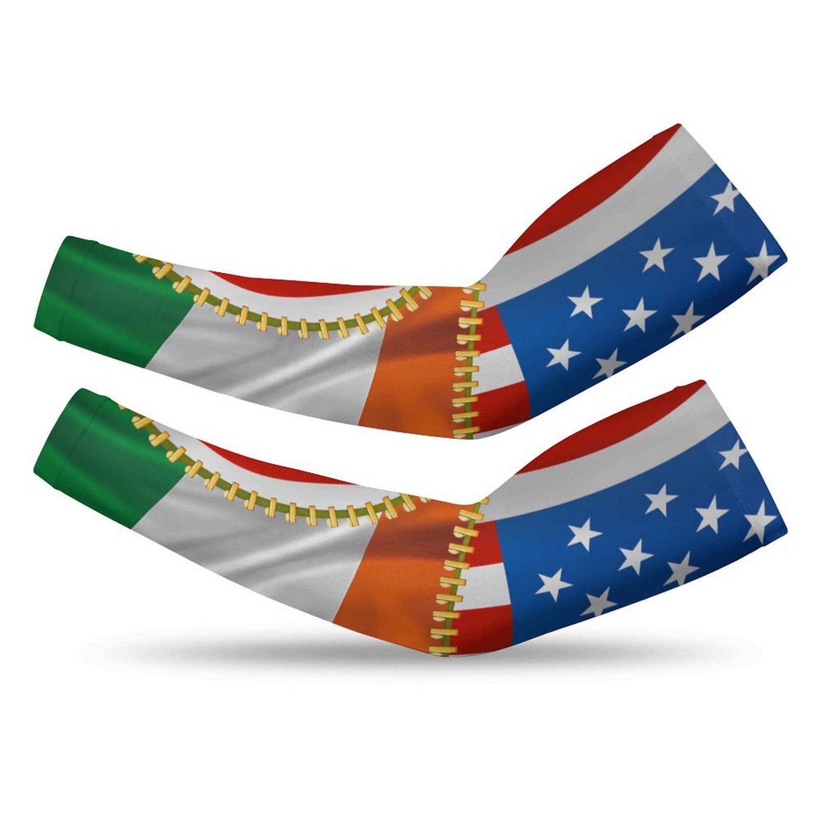 America Flag And Irish Flag Arm Sleeves,Cooling Gardening Arm Covers ...