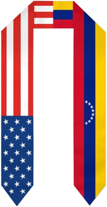 America Flag Cuba Cuban Flag Graduation Stole, Graduation Sash Class of ...