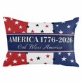 America Flag Throw Pillow Cover 24 x 36 Inch Decorative Pillow Cover ...