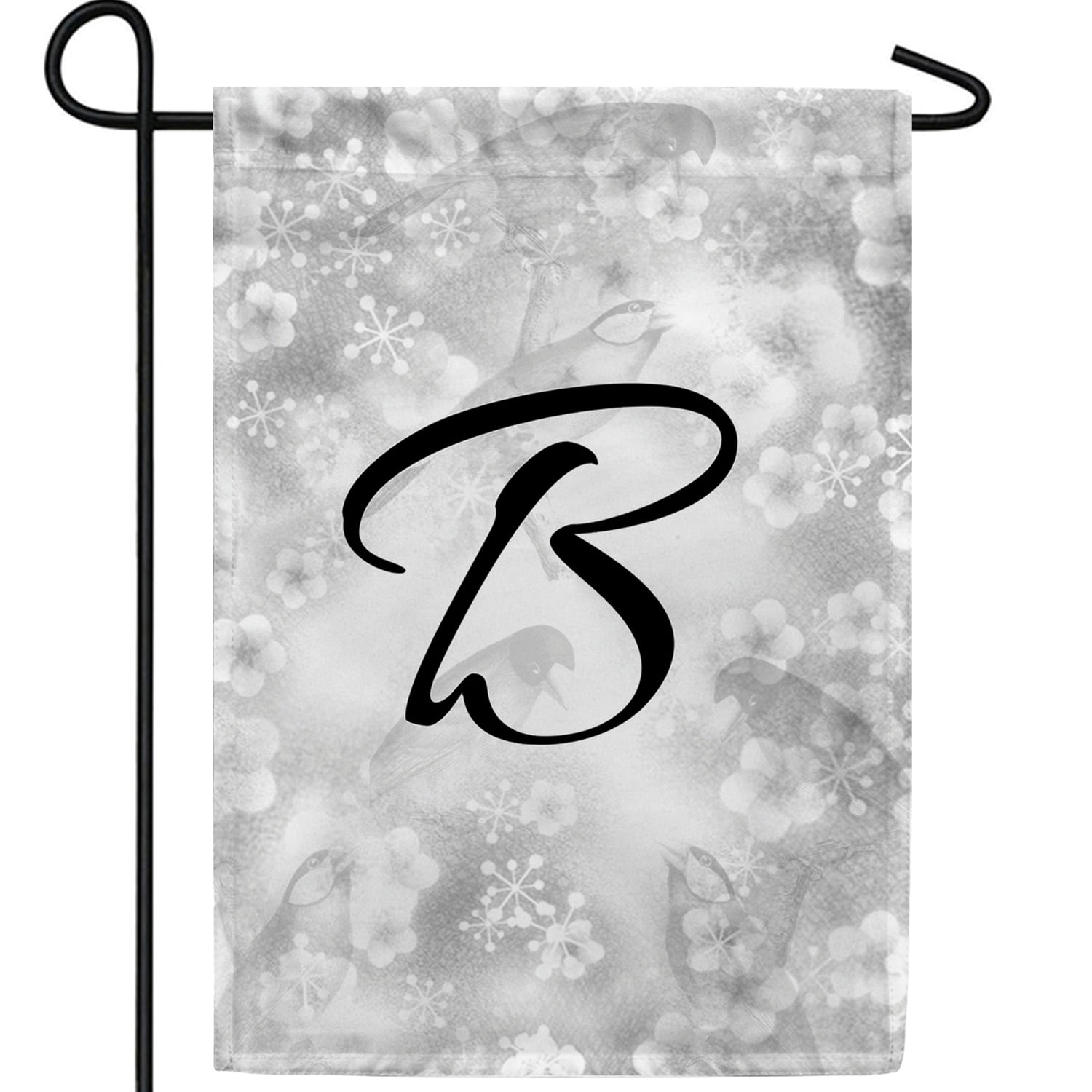 America Forever Bird Dreams Monogram B Garden Flag, 12.5 x 18 inch ...