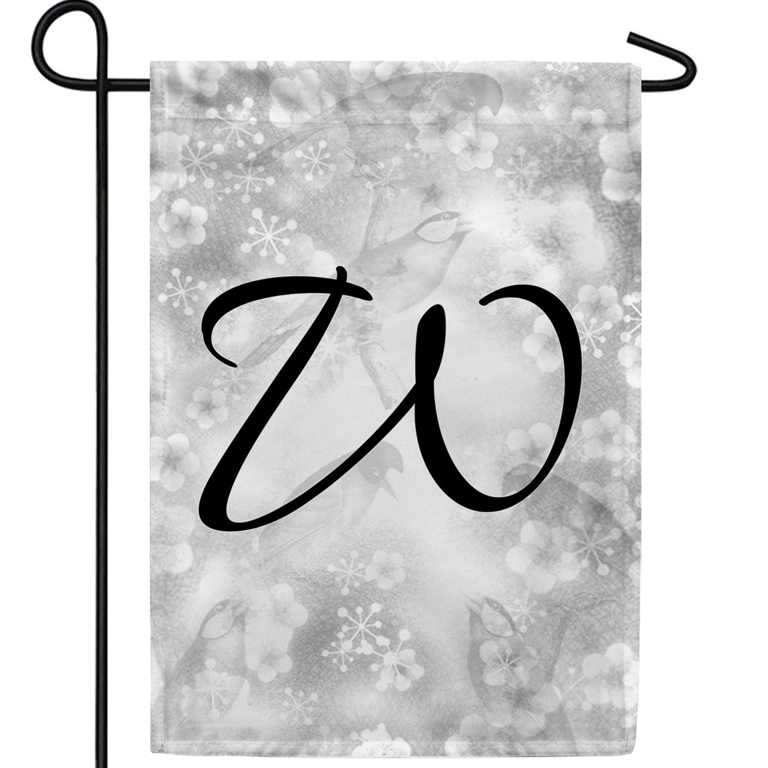 America Forever Bird Dreams Monogram W Garden Flag, 12.5 x 18 inch ...