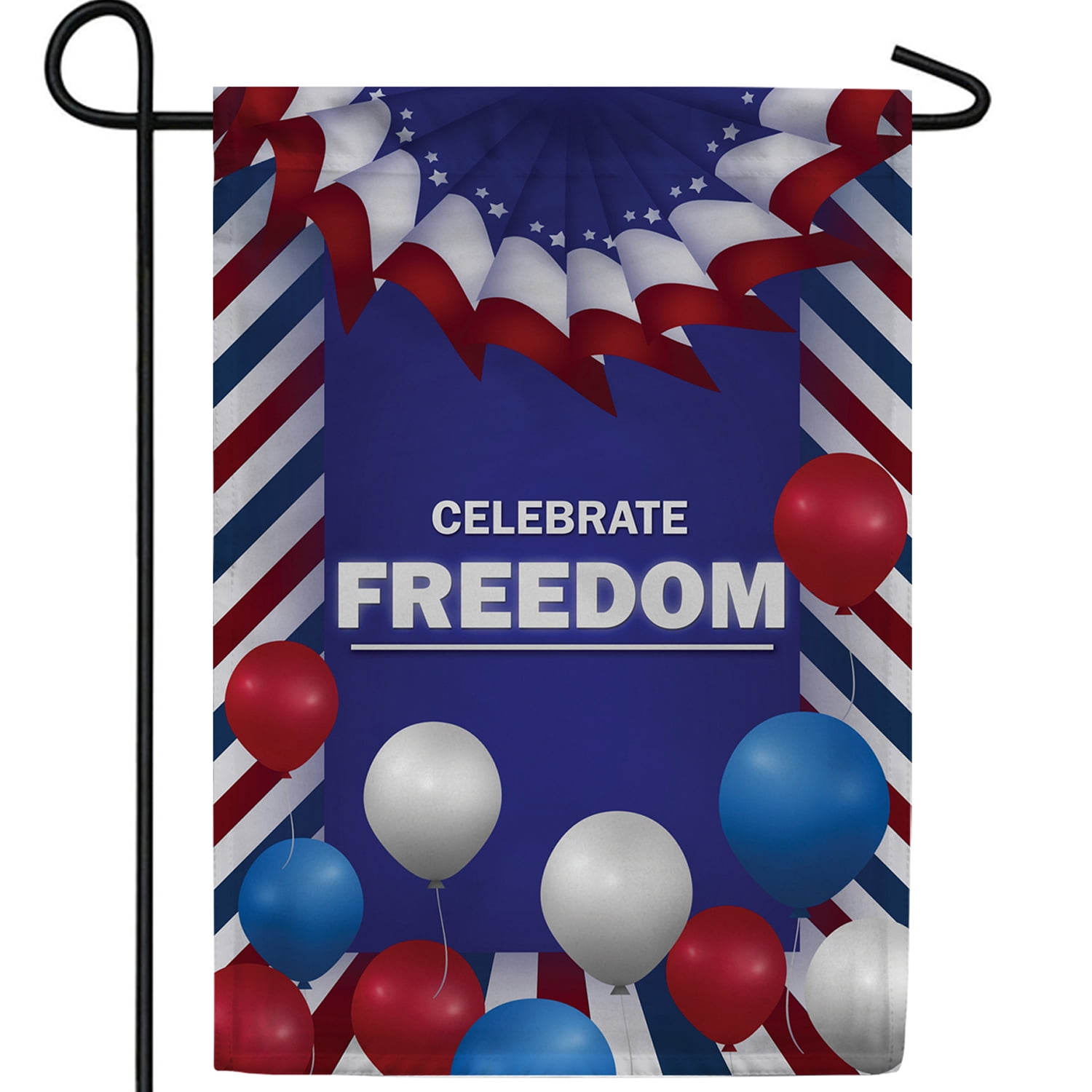 America Forever Celebrate Freedom Garden Flag, 12.5 x 18 inch Double ...