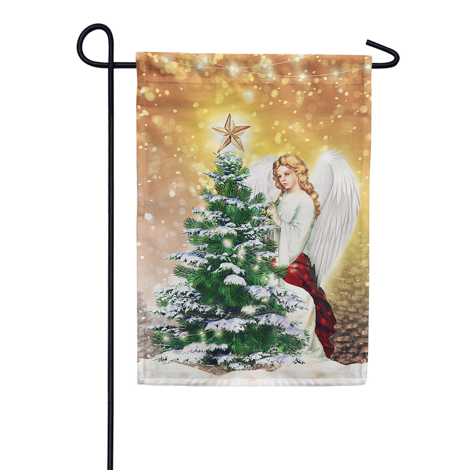 America Forever Christmas Angel Garden Flag 12.5 x 18 inch Winter ...