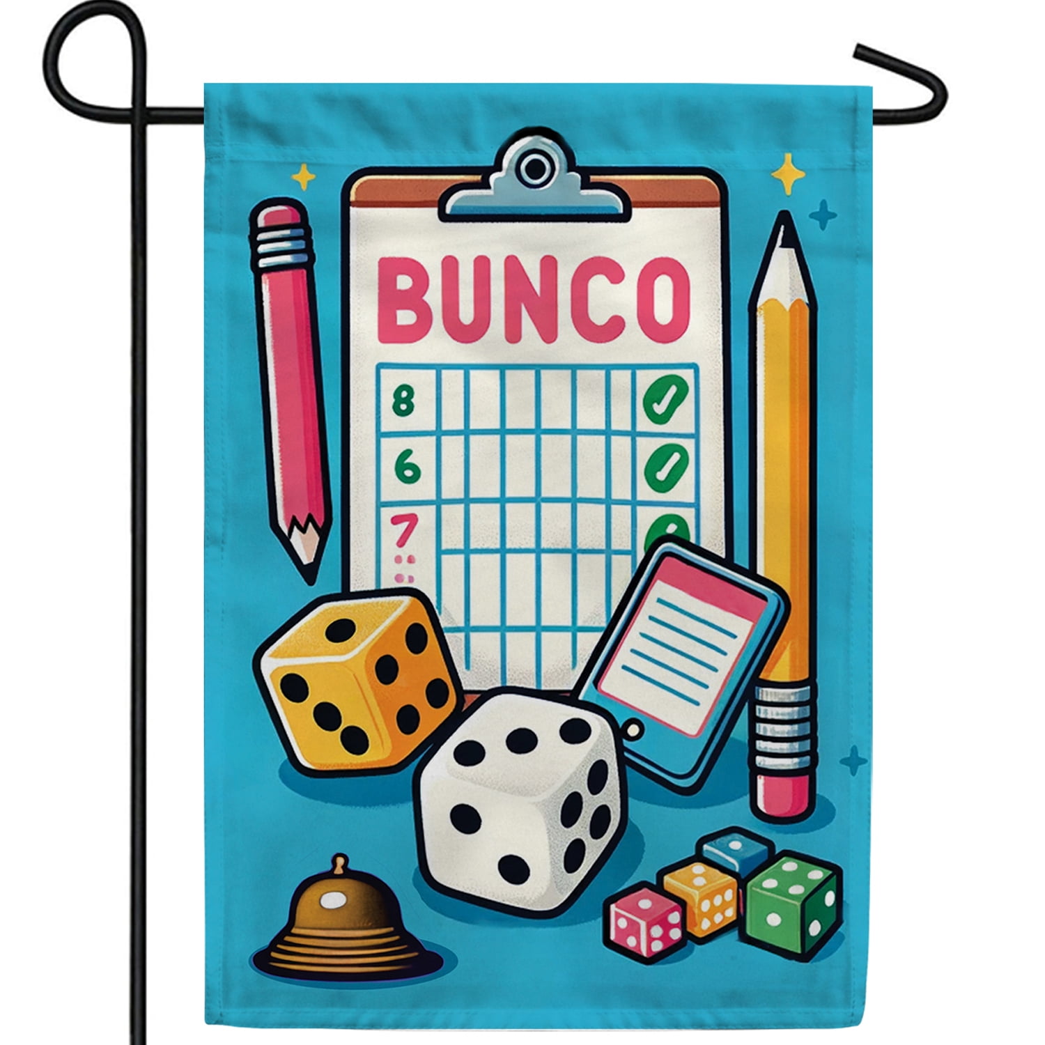 America Forever Classic Bunco Scorecard Garden Flag, 12.5 x 18 inch ...