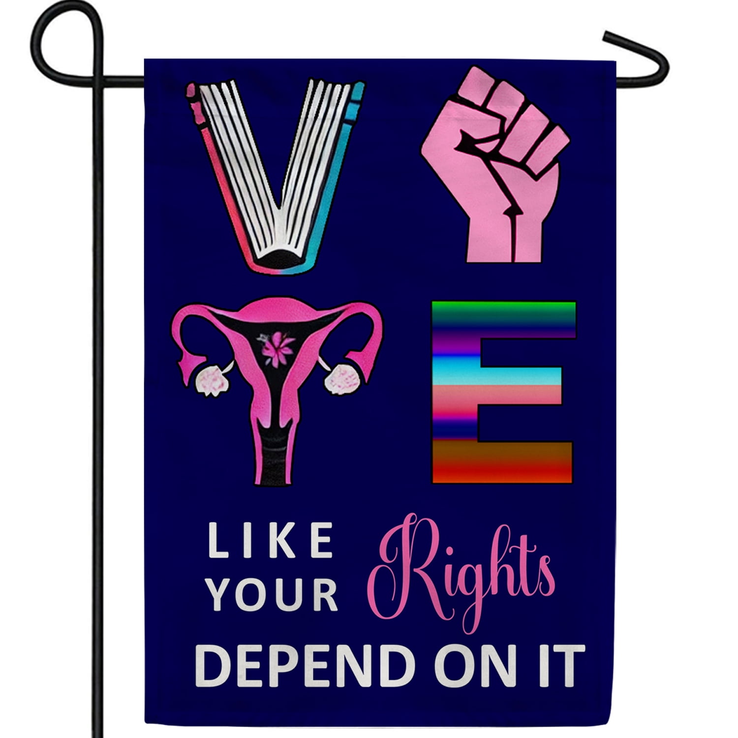 America Forever Empowerment and Rights Garden Flag, 12.5 x 18 inch ...