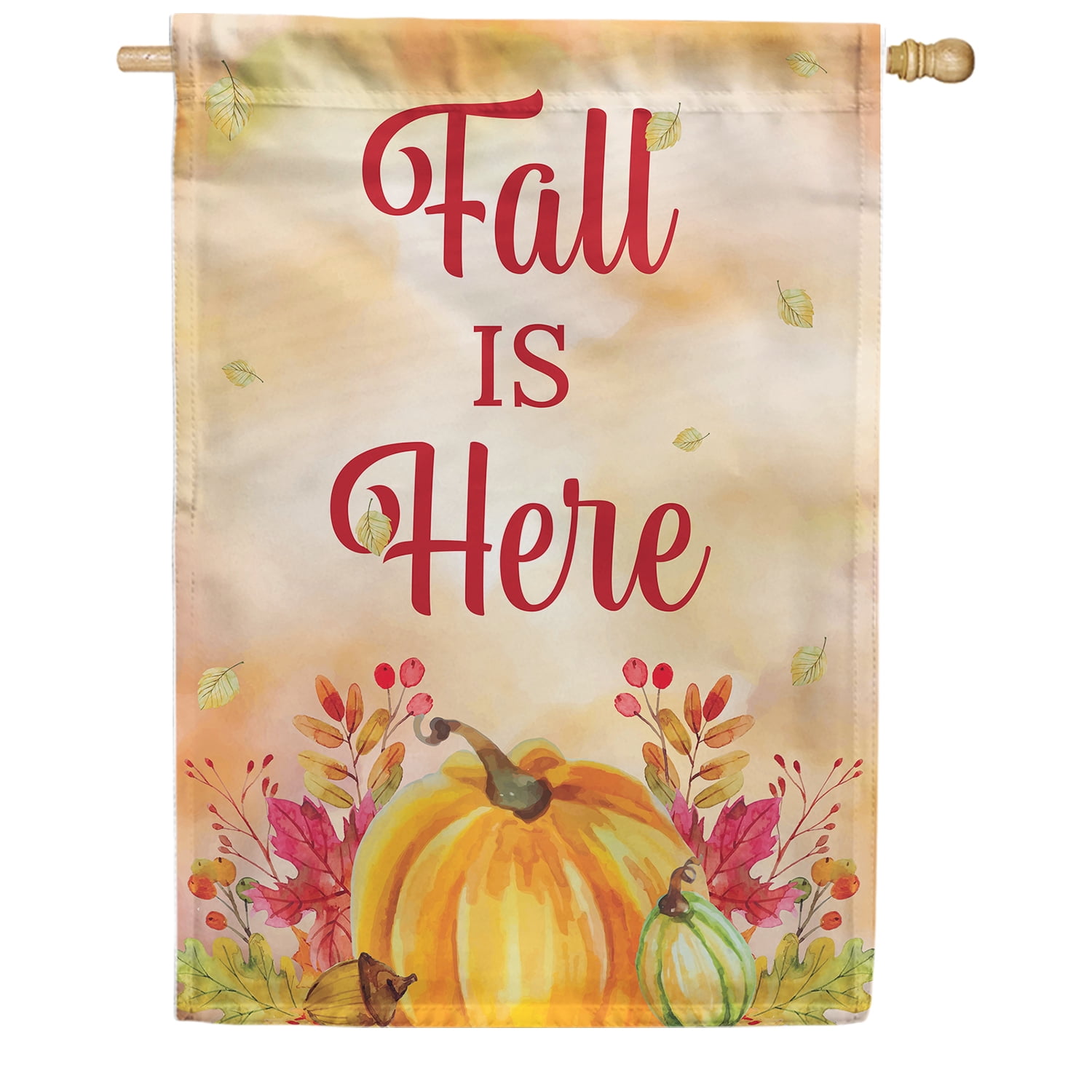 America Forever Fall is Here House Flag, 28 x 40 inches Double Sided ...