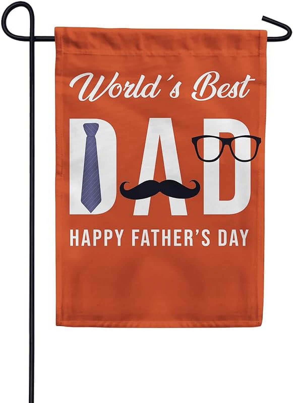 Father's Day Garden Flag - 12.5 x 18 Inches - Happy Father's Day I Love ...