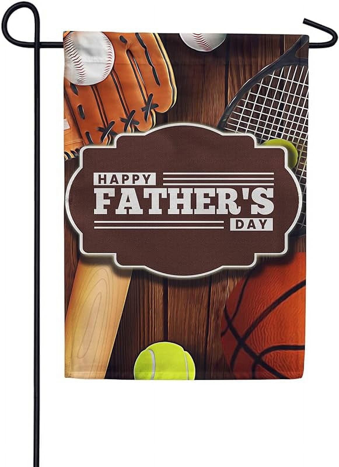 America Forever Father's Day Garden Flag - Childhood Memories Of Dad ...