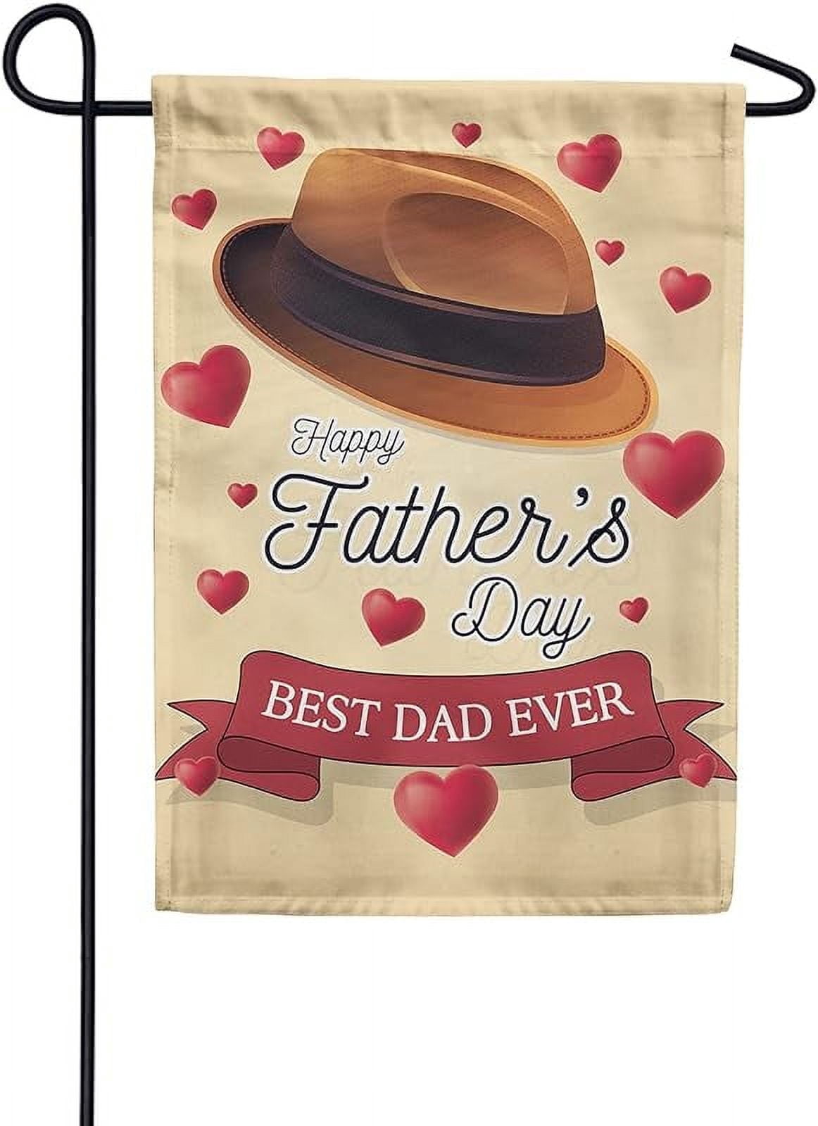 America Forever Father's Day Garden Flag - Childhood Memories Of Dad ...