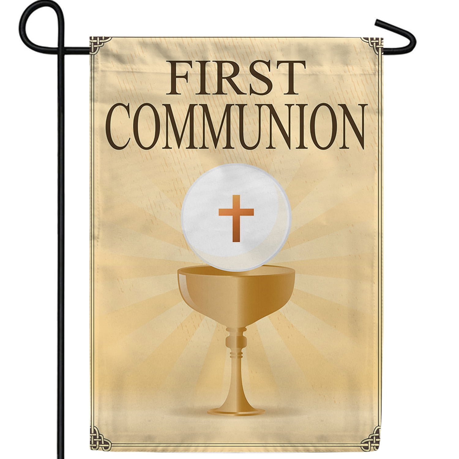 America Forever First Communion Garden Flag, 12.5 x 18 inch Double ...